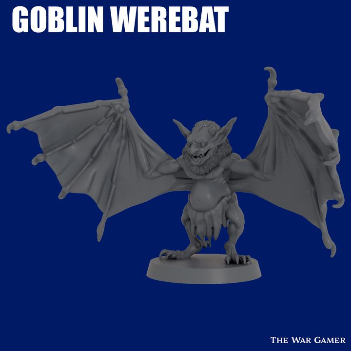 3D Printable Goblin Werebat by The WarGamer