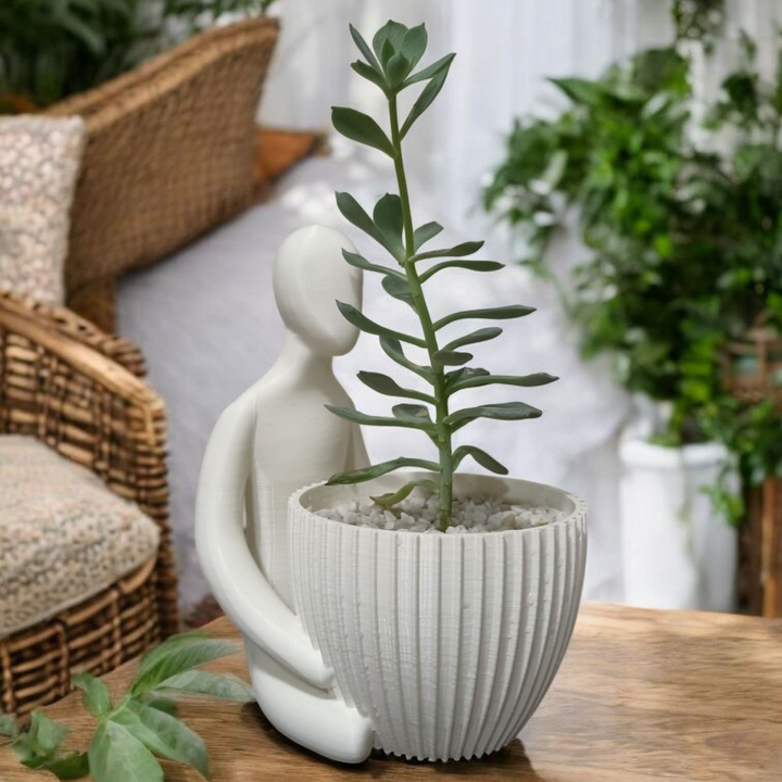 3D Printable Green Guardian – Printable Plant Pot by Júnior