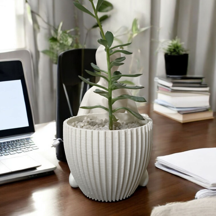 3D Printable Green Guardian – Printable Plant Pot by Júnior