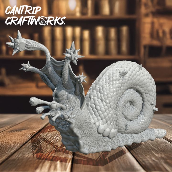 3D Printable Flail Snail - Cantrip Craftworks by Cantrip Craftworks