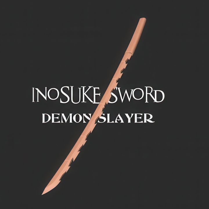 3D Printable Inosuke katana For Cosplay by Printhub