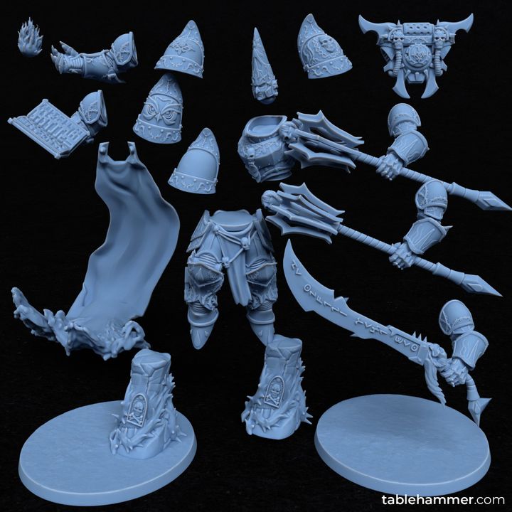3D Printable Rylos - Ascended Prime Chapter Bloodpriest by Tablehammer