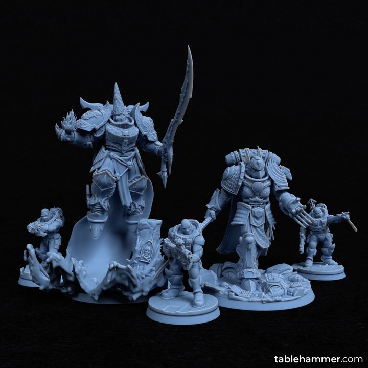 3D Printable Rylos - Ascended Prime Chapter Bloodpriest by Tablehammer