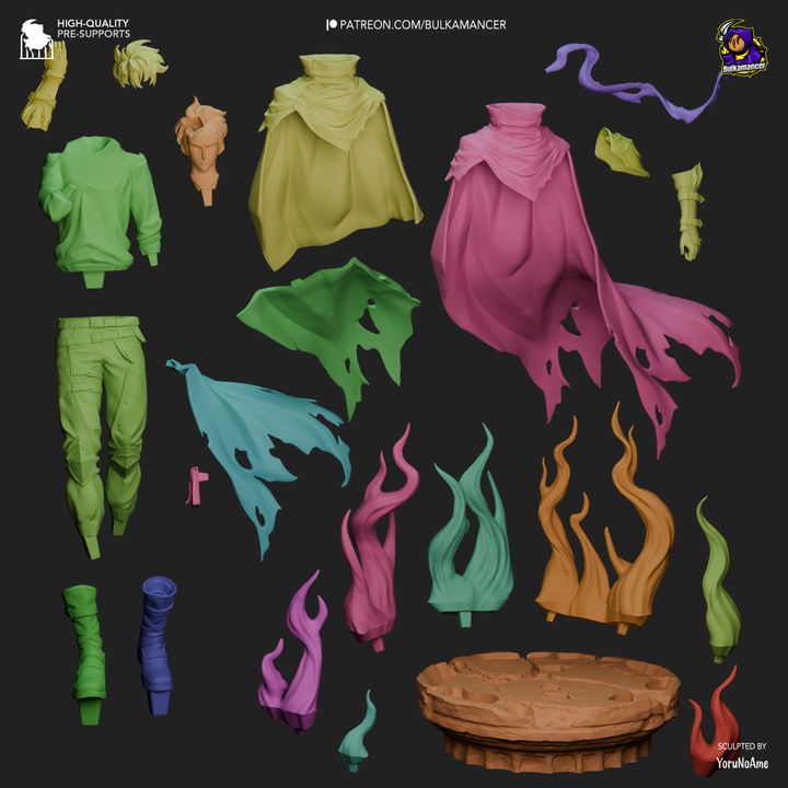 3D Printable Lone Ascendant | 274mm by Bulkamancer Sculpts