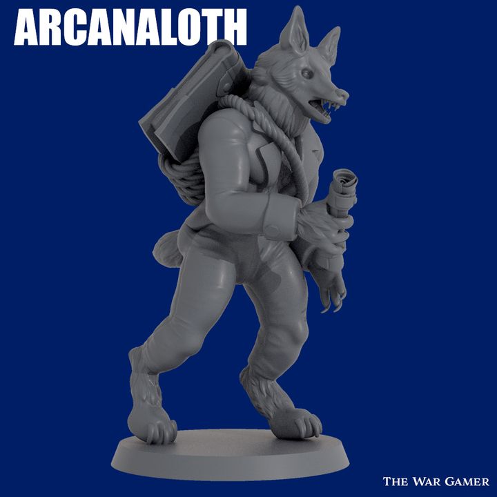 3D Printable Arcanaloth by The WarGamer