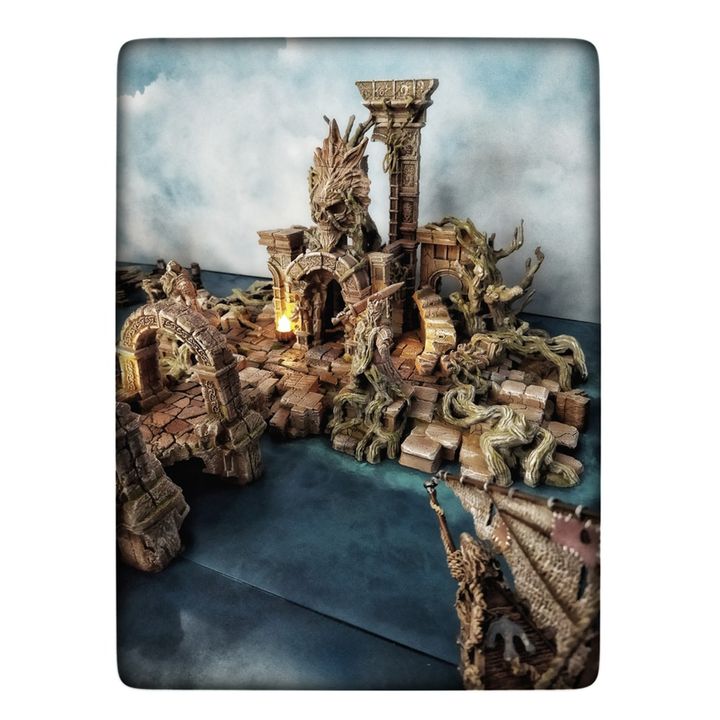 3D Printable the Temple of Calas by Fabio