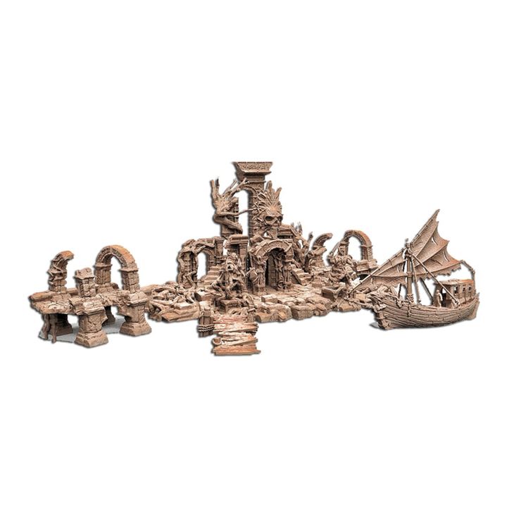 3D Printable the Temple of Calas by Fabio