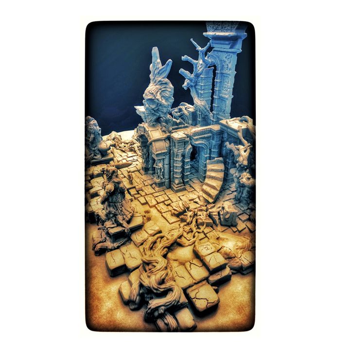 3D Printable the Temple of Calas by Fabio