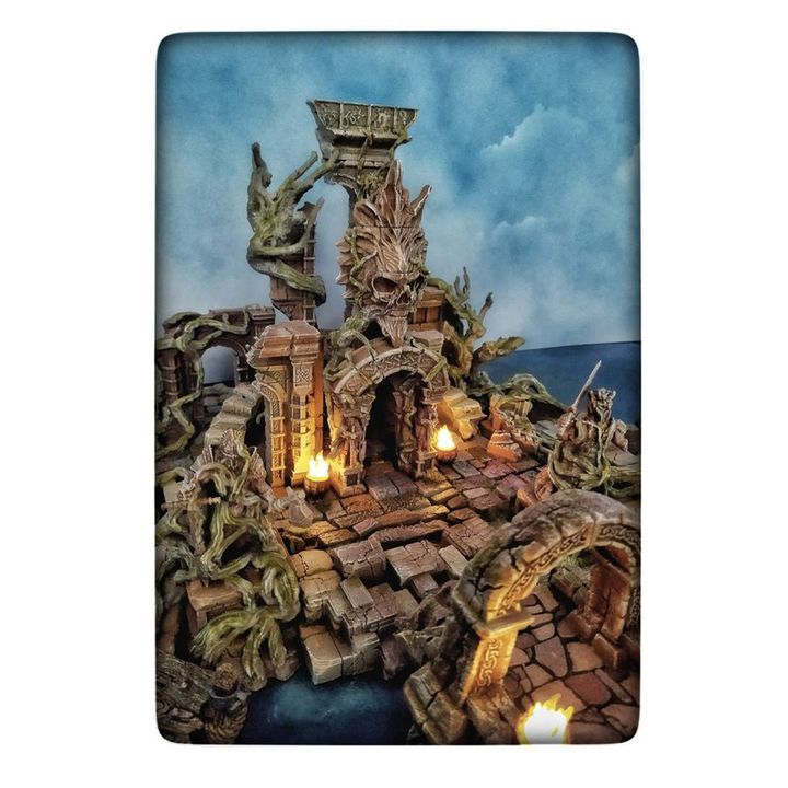 3D Printable the Temple of Calas by Fabio