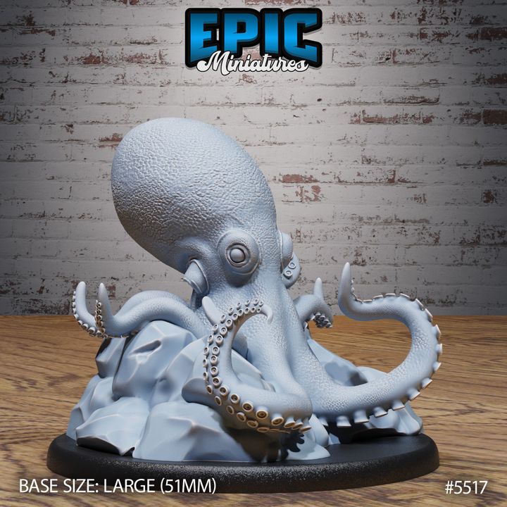 3D Printable Giant Octopus Nest / Tentacle Beast / Underwater Animal ...