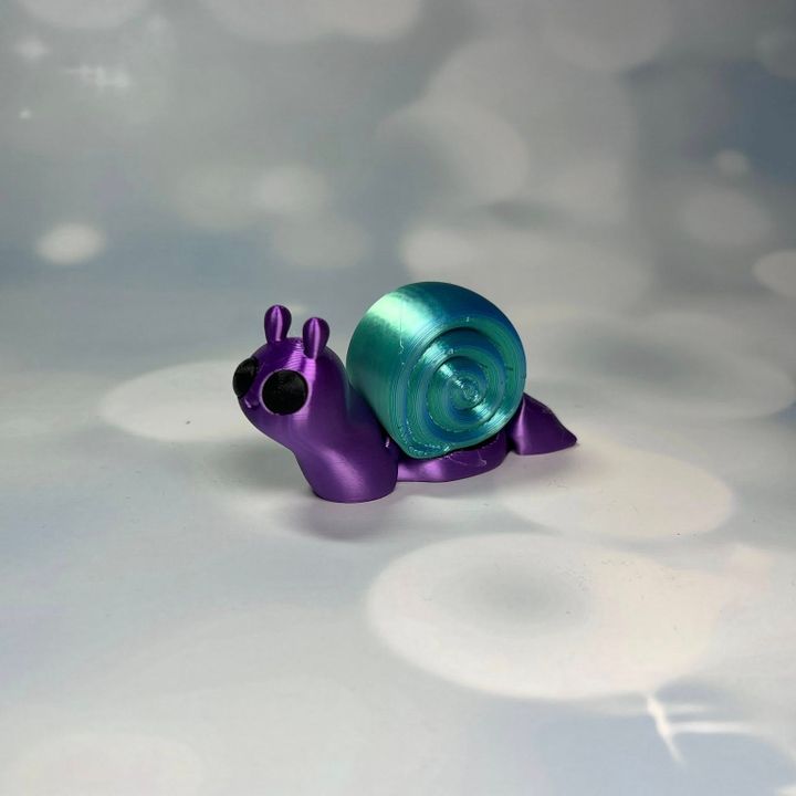 3D Printable Flexi Baby Snail *No AMS needed* by Jambaby Designs