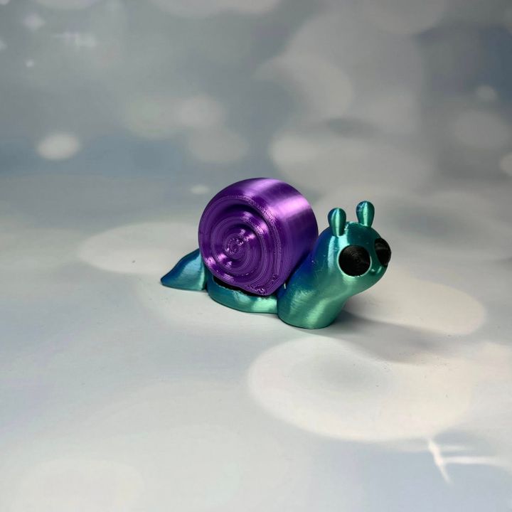 3D Printable Flexi Baby Snail *No AMS needed* by Jambaby Designs