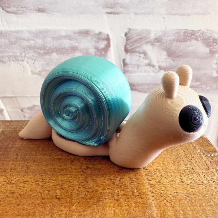 3D Printable Flexi Baby Snail *No AMS needed* by Jambaby Designs