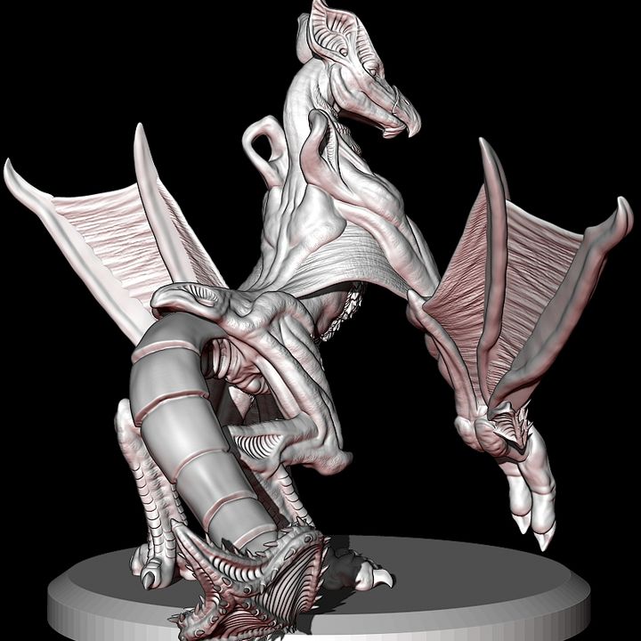 3D Printable Alien creature anatomy sculpt by Sol