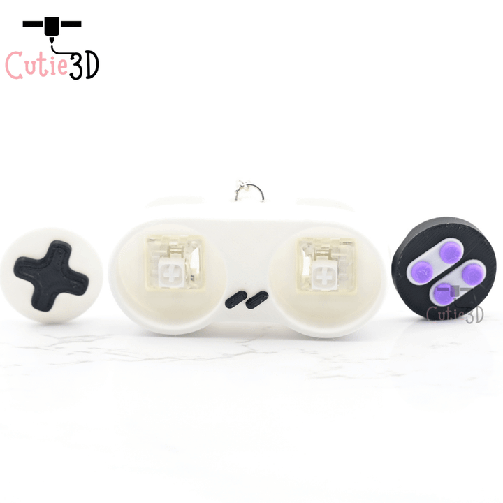 3D Printable Cutie3D Retro Game Controller Keycap Fidget Clicker ...
