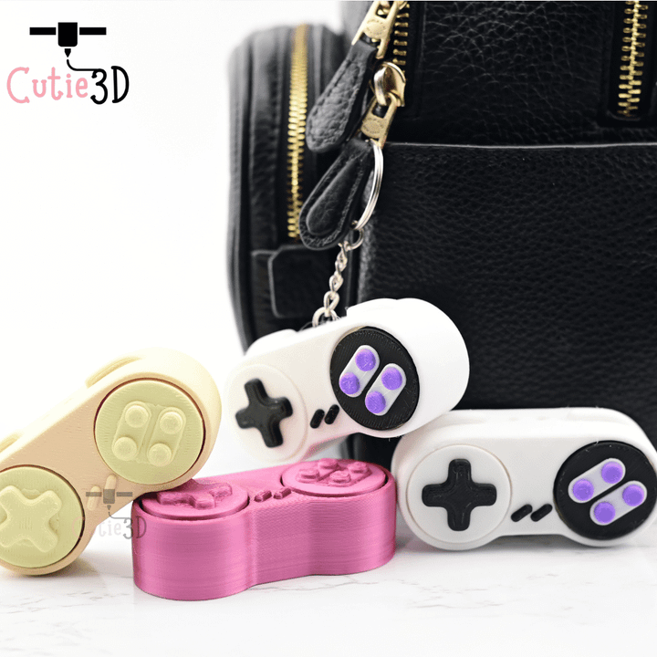 3D Printable Cutie3D Retro Game Controller Keycap Fidget Clicker ...