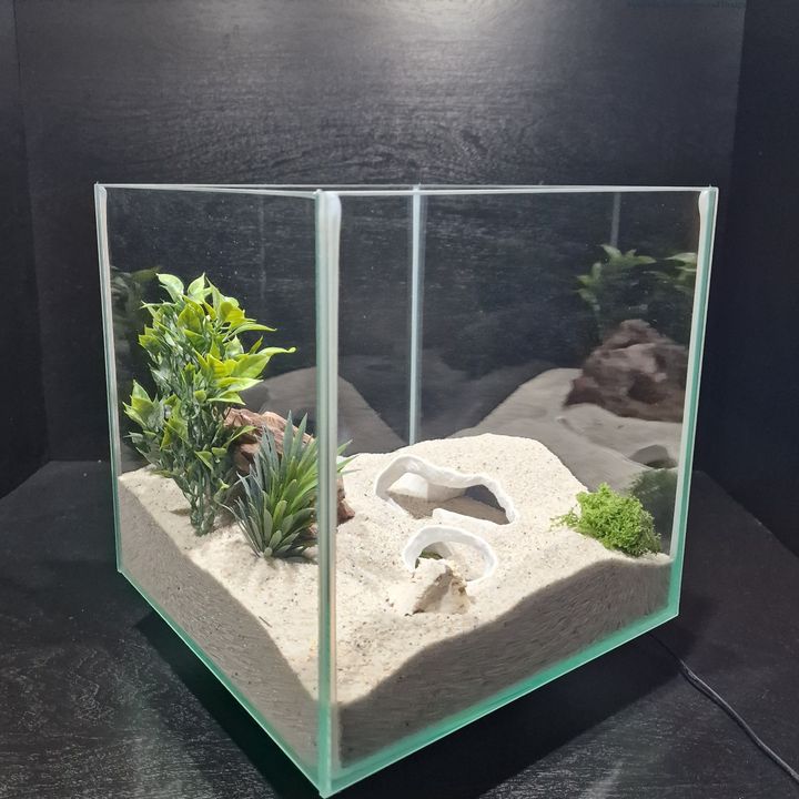 3D Printable Vivarium Big Observation Cave | Aquarium Decor | Terrarium ...
