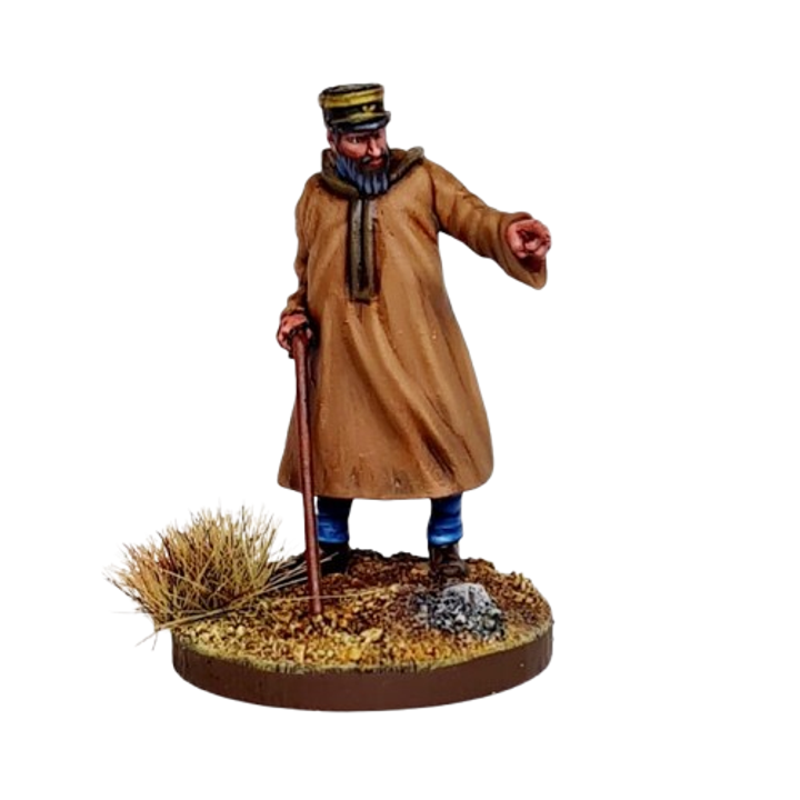3D Printable Captain Pisani in bournous by DES TRANCHEES AUX BARRICADES