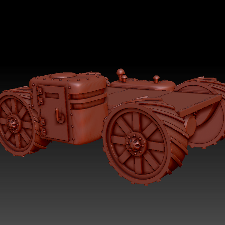 3D Printable Crusader Pyngo Armored Lorry by Josh Qualtieri