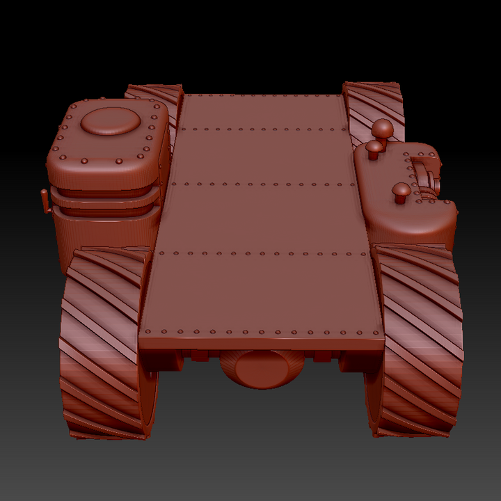 3D Printable Crusader Pyngo Armored Lorry by Josh Qualtieri