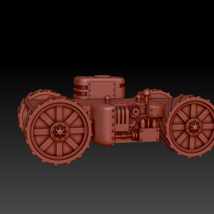 3D Printable Crusader Pyngo Armored Lorry by Josh Qualtieri
