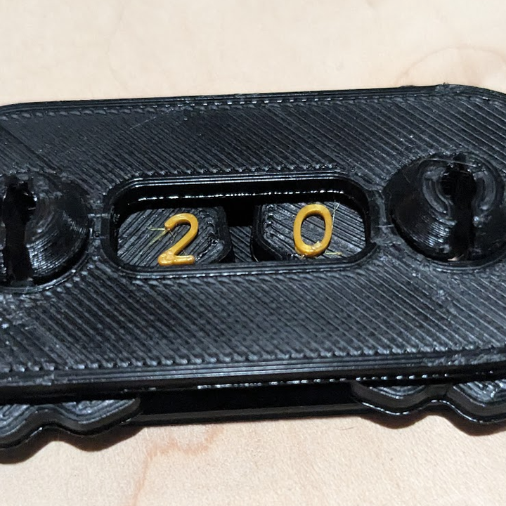 3D Printable Life Counter by Kevin