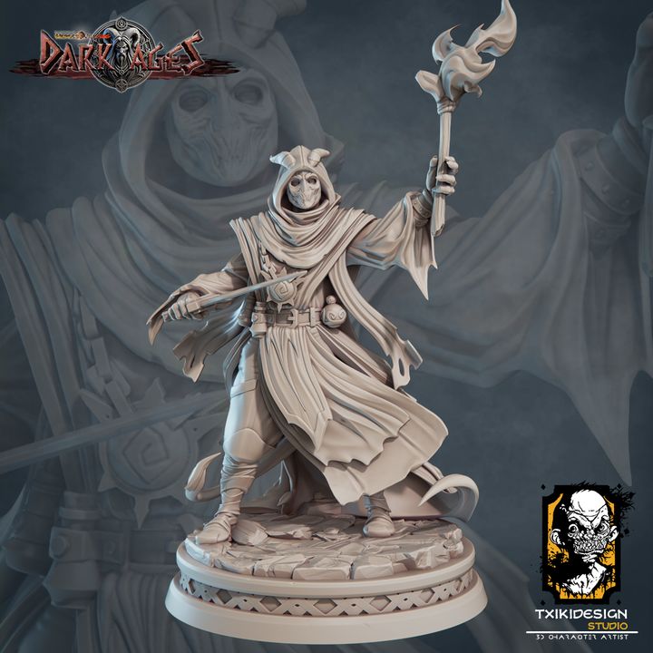 3D Printable Set_Cultist by Javier Txiki Tejedor