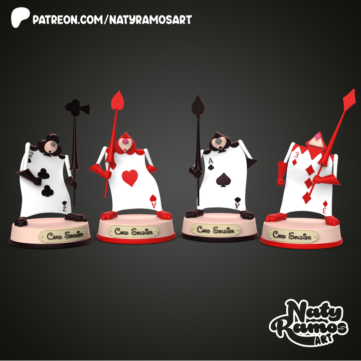 Alice In Wonderland Card Soldiers Printable