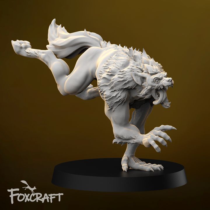 3D Printable Werewolf Pack by FoxCraft Creations