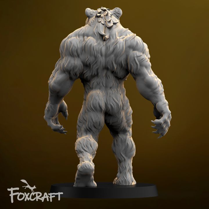 3D Printable Werebear by FoxCraft Creations