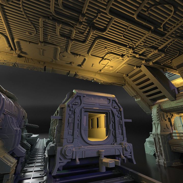 3D Printable The Station (FDM Support-Free) by Cassidy Byars