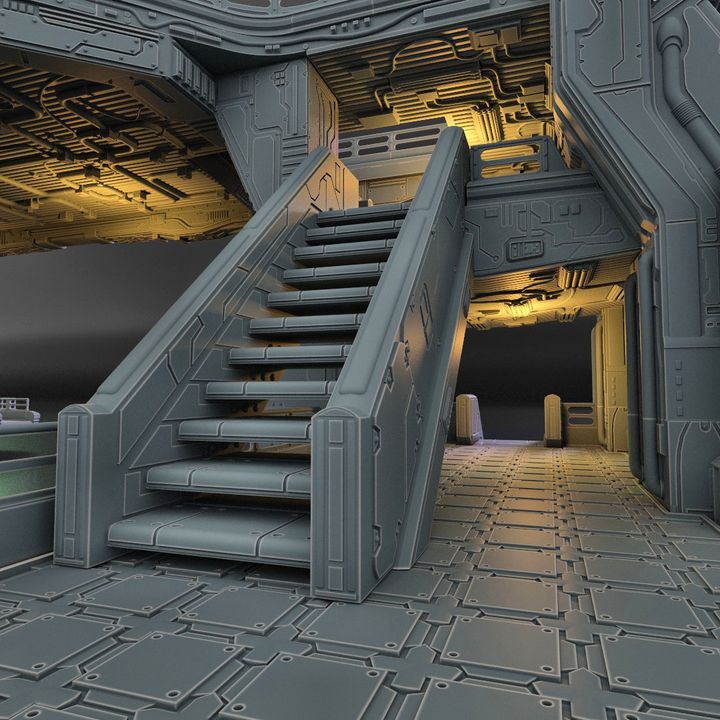 3D Printable The Station (FDM Support-Free) by Cassidy Byars