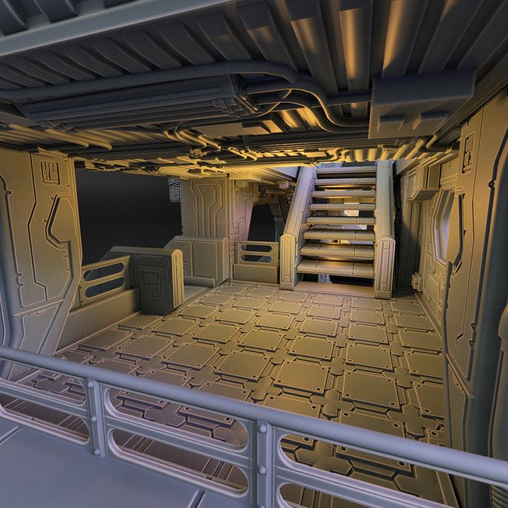 3D Printable The Station (FDM Support-Free) by Cassidy Byars