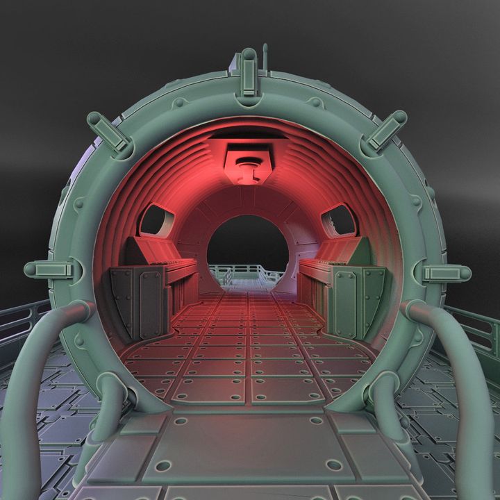 3D Printable The Station (FDM Support-Free) by Cassidy Byars