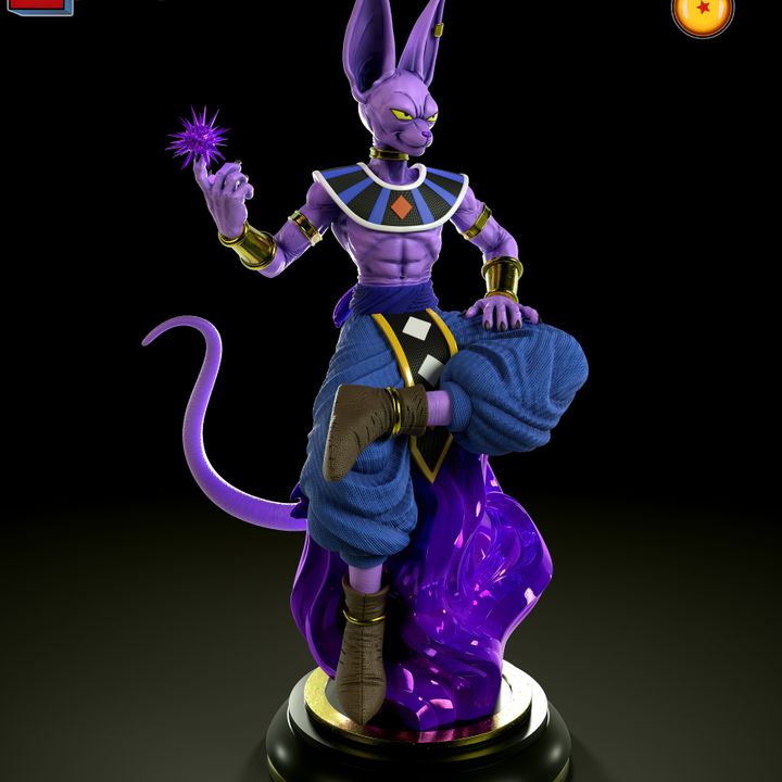 3D Printable BEERUS by Lucas Perez