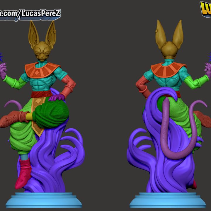 3D Printable BEERUS by Lucas Perez