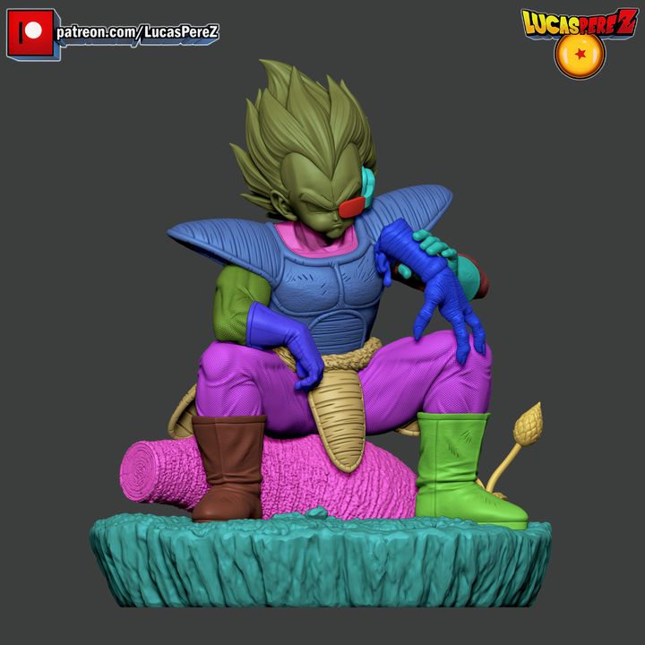 3D Printable VEGETA by Lucas Perez
