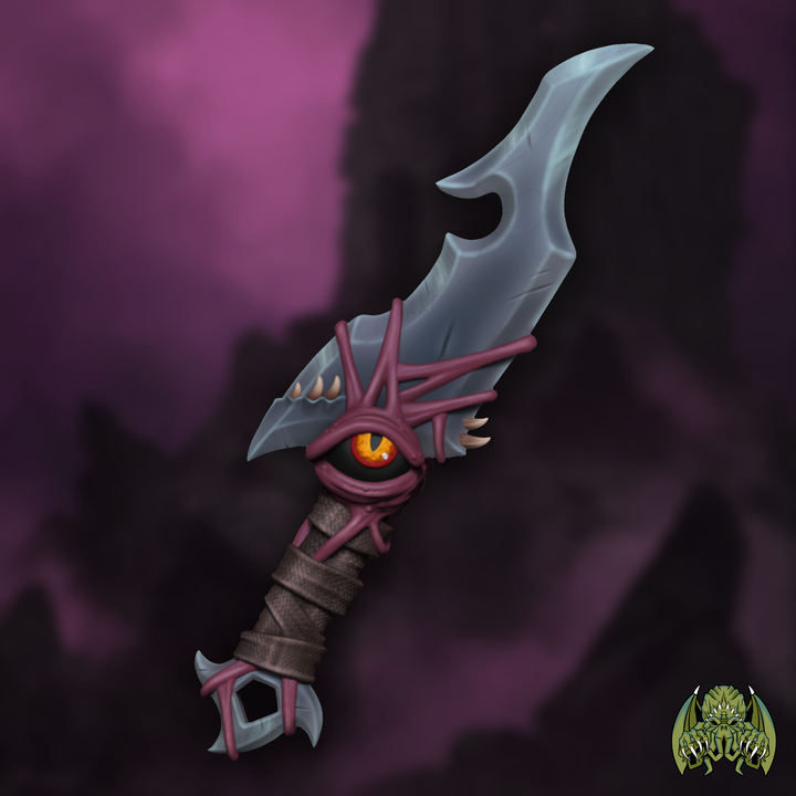3D Printable Sentient Dagger Props Knife Cosplay by Miniatures of Madness