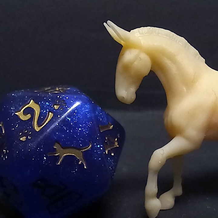 3D Printable Dressage Mule Gelding by Snowball Sculpts