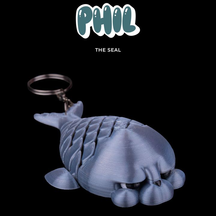 3D Printable Phil, the Seal by Stlflix
