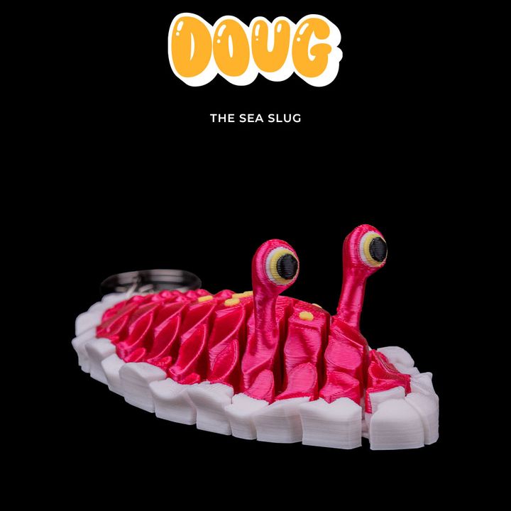 3D Printable Doug, the Sea Slug by Stlflix