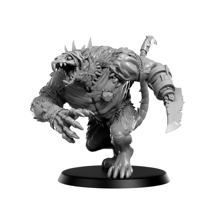 3D Printable Rat Ogre 2 by Punga Miniatures