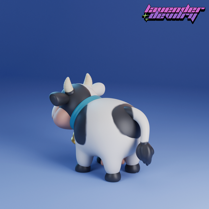 3D Printable Grazing Moolissa Moomoo Kart World Video Game Cow by ...