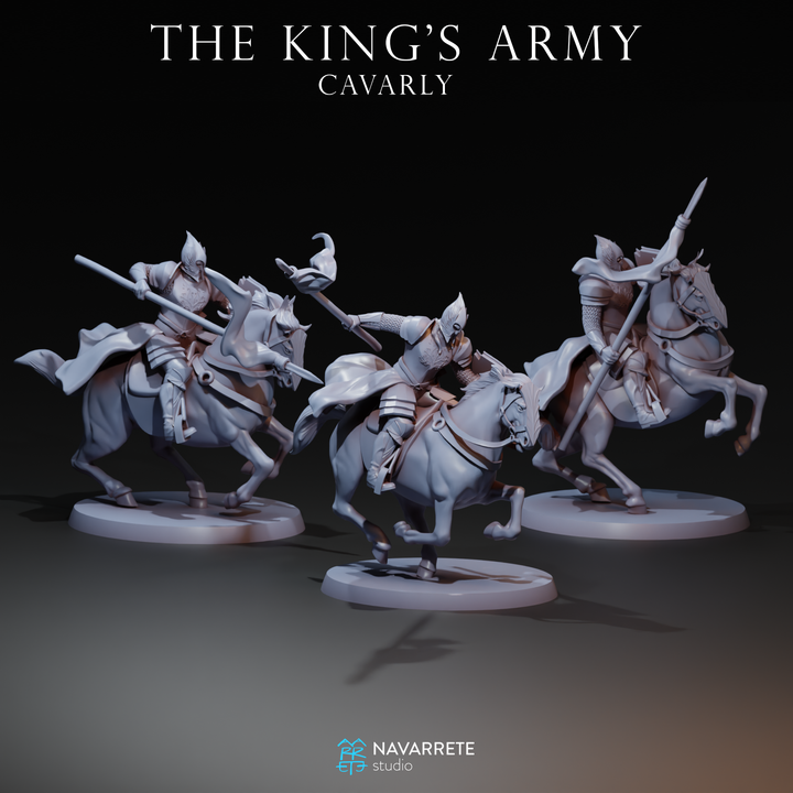 3D Printable The cavalry of the King's army by Navarrete Studio