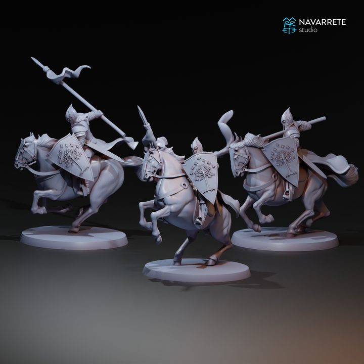 3D Printable The cavalry of the King's army by Navarrete Studio
