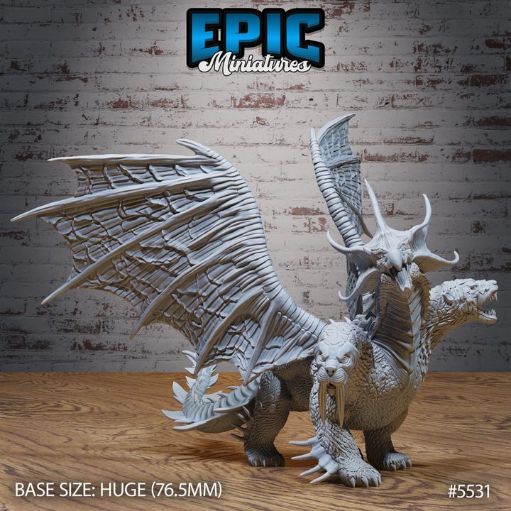 3D Printable Northern Chimera / Evil Animal Hybrid / Wild Creature ...