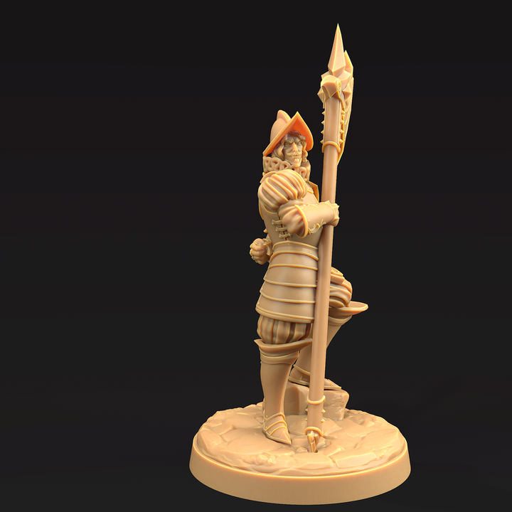 3D Printable Vampire Conquistadors | PRESUPPORTED | The Crimson ...