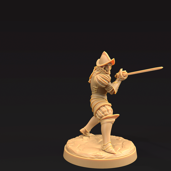 3D Printable Vampire Conquistadors | PRESUPPORTED | The Crimson ...