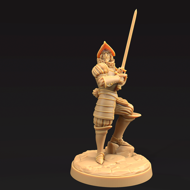 3D Printable Vampire Conquistadors | PRESUPPORTED | The Crimson ...