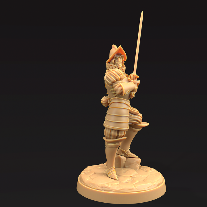 3D Printable Vampire Conquistadors | PRESUPPORTED | The Crimson ...